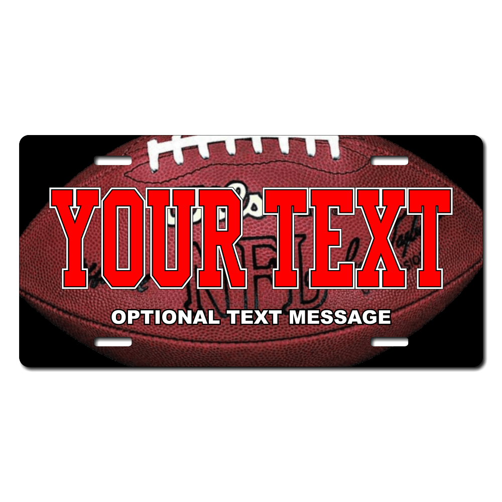 Football Plate Background License Plate – Teamlogo